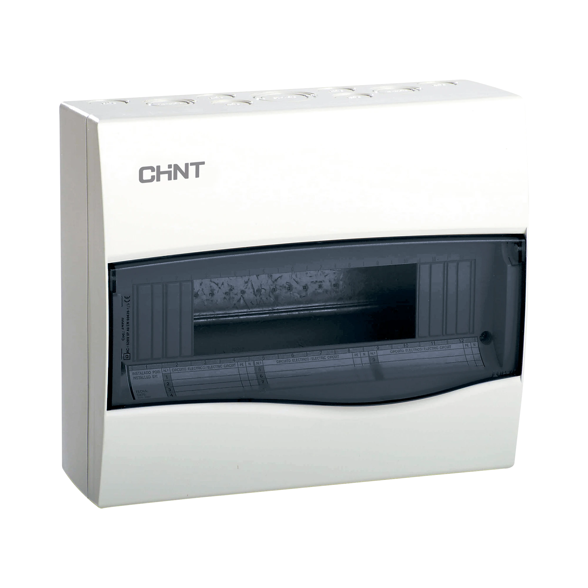 CD40S12--CHINT-al mejor precio encontrado--CAJA DE DISTRIBUCIÓN PARA SOBREPONER, IP40, 12 ...