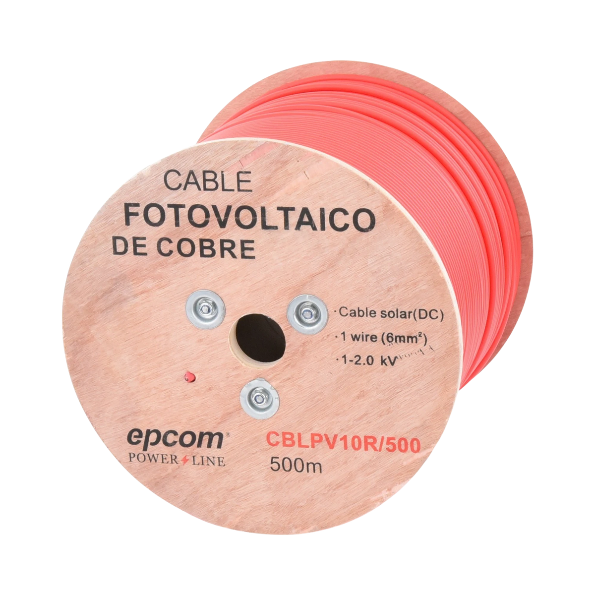CBL-PV-10R/500--EPCOM POWERLINE-al mejor precio encontrado--CARRETE DE 500 METROS / CABLE ...