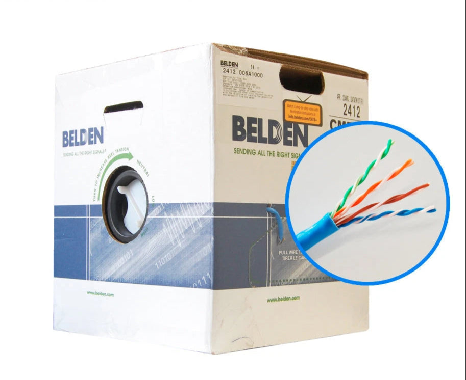 2412 006A1000--BELDEN-al mejor precio encontrado--CABLE UTP CAT6 ...