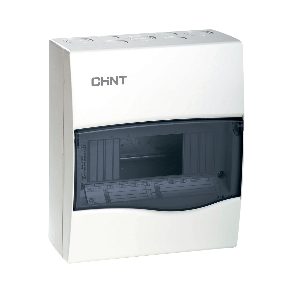 CD40S08--CHINT-al mejor precio encontrado--CAJA DE DISTRIBUCIÓN PARA SOBREPONER, IP40, 08 ...