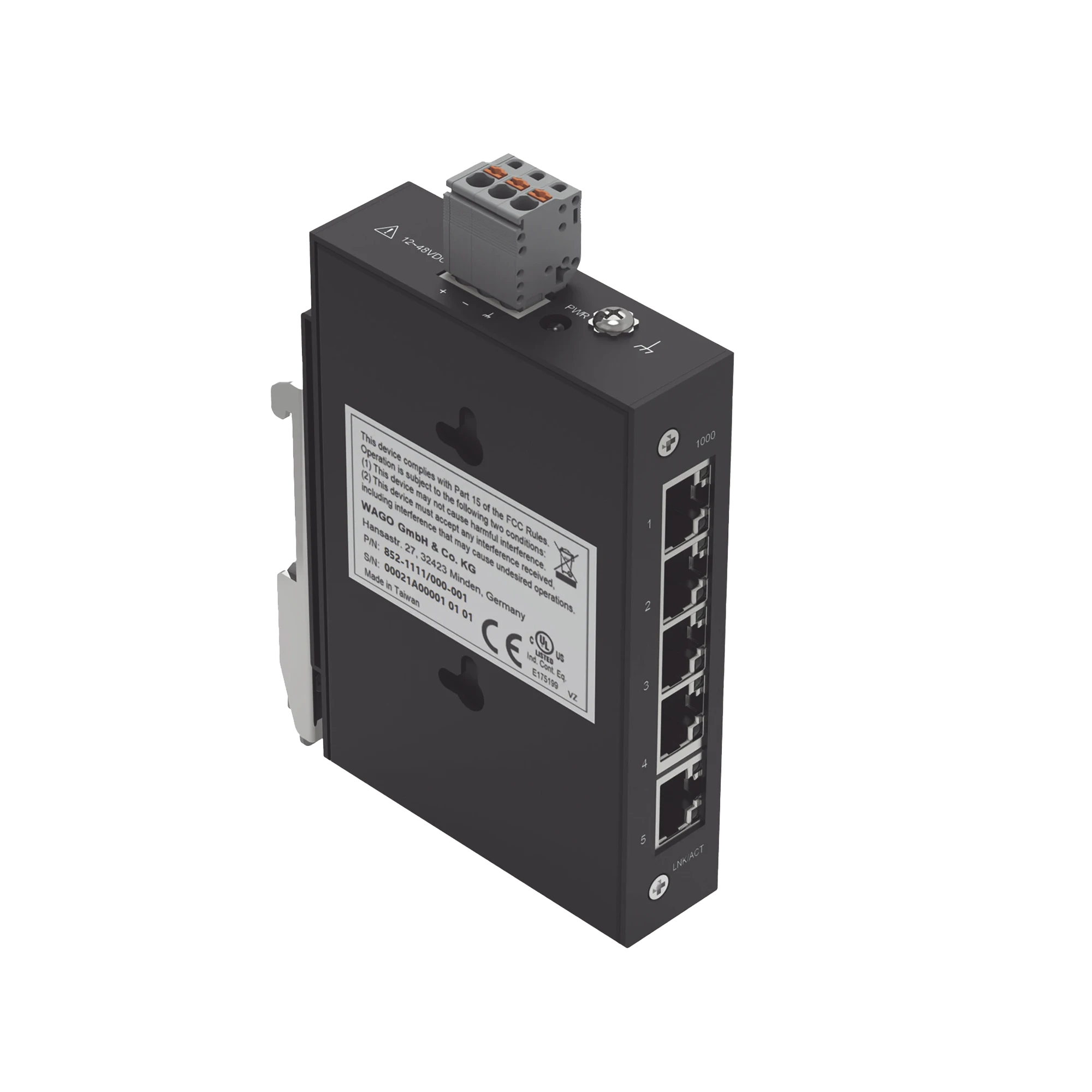 INDUSTRIAL ECO SWITCH 5 PUERTOS 1000 BASE-T NEGRO – Bsai Seguridad y ...