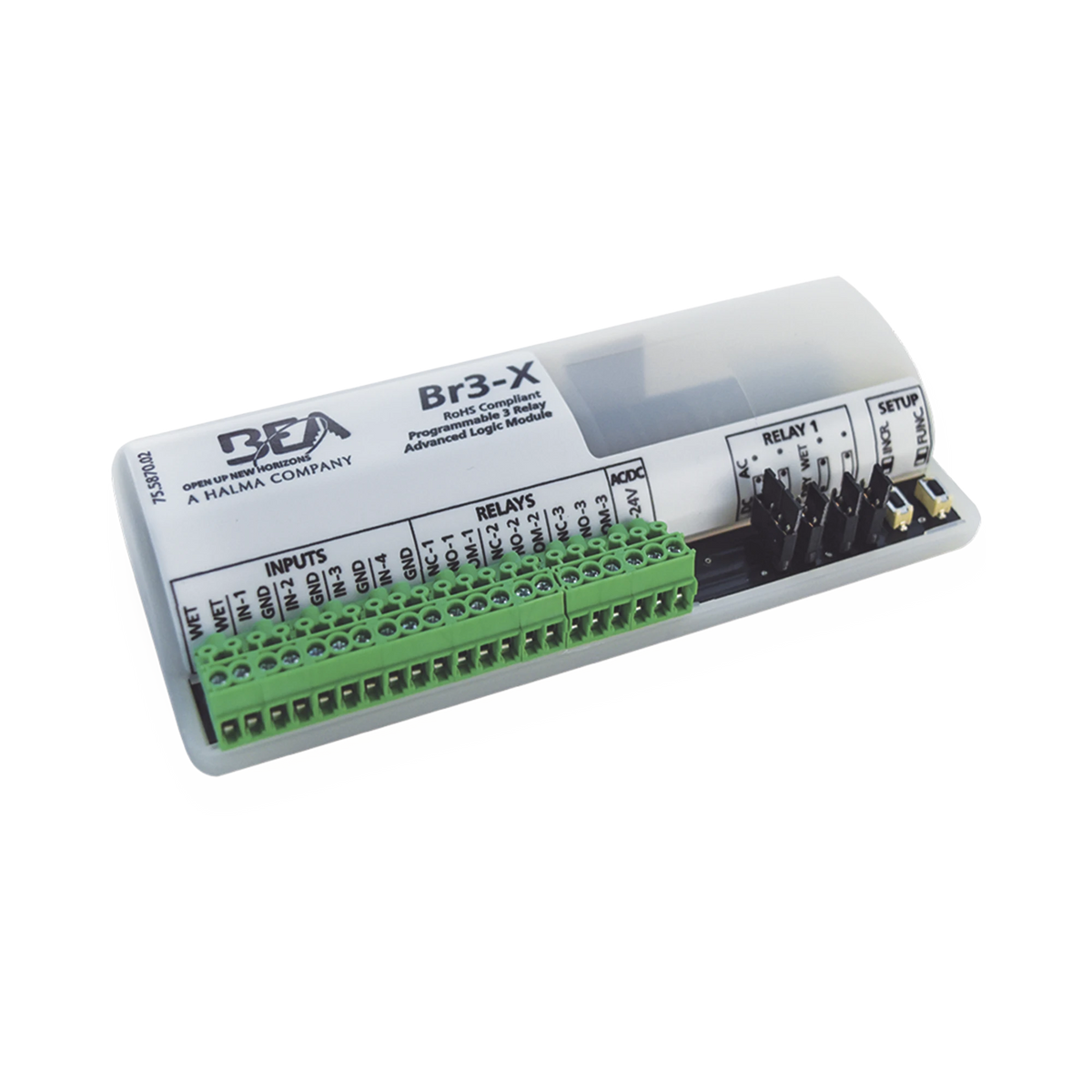 MODULO PROGRAMABLE CON 3 SALIDAS DE RELEVADOR / 5 ENTRADAS / 13 FUNCIO ...