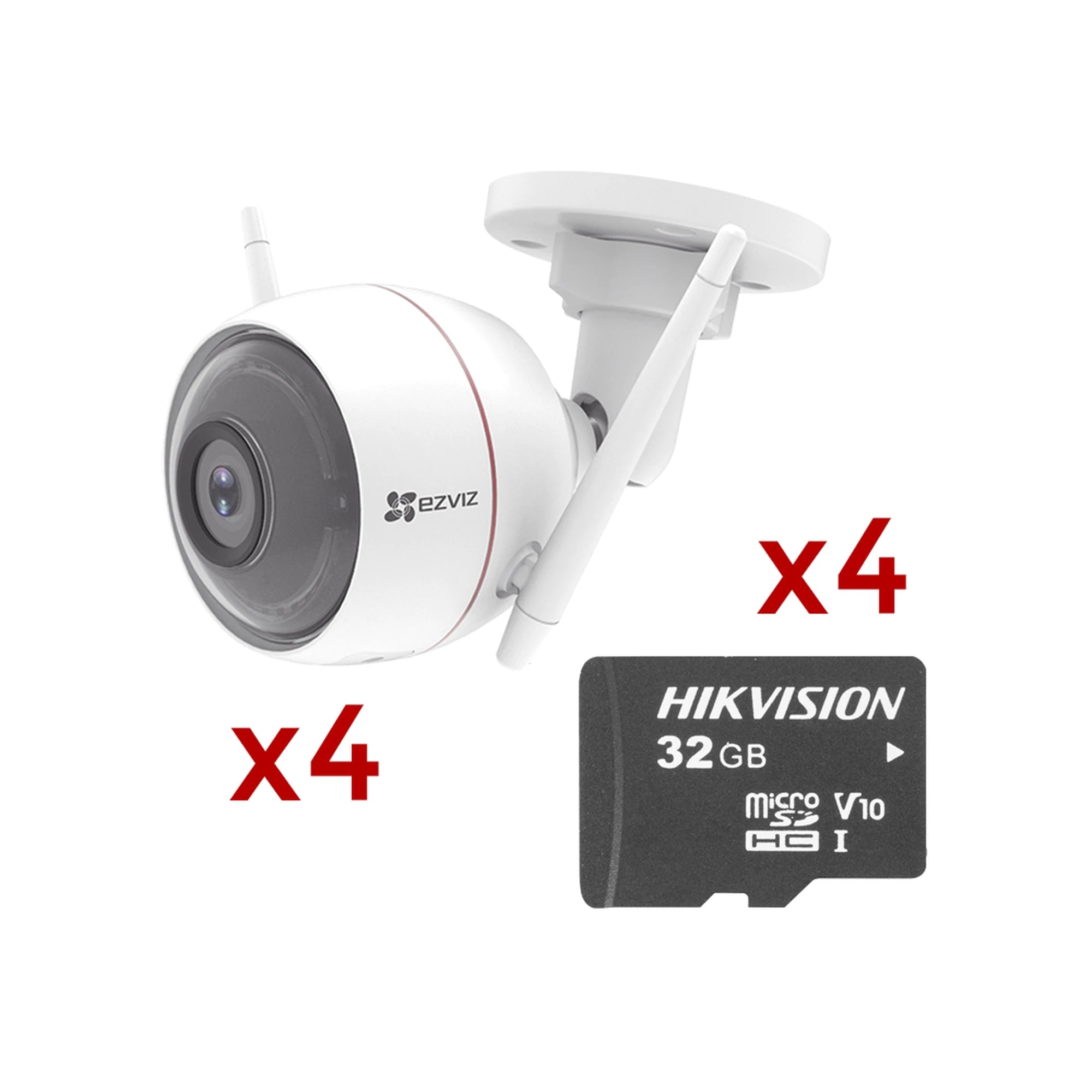 C3W/KM4--EZVIZ-al mejor precio encontrado--KIT DE CAMARAS WIFI, INCLUYE ...
