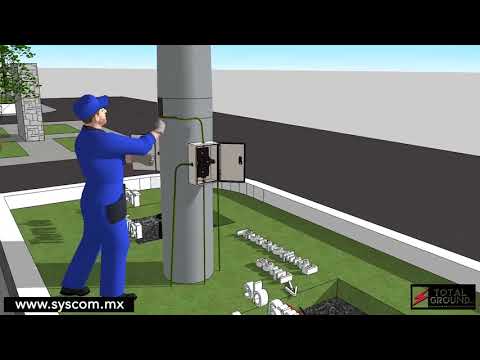 KIT DE PARARRAYO PARA TORRE O POSTE TIPO DIPOLO CORONA CON ELECTRODO Y ...